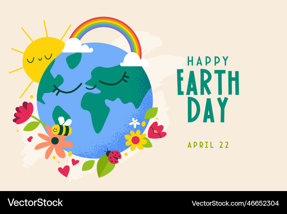 International mother earth day Royalty Free Vector Image