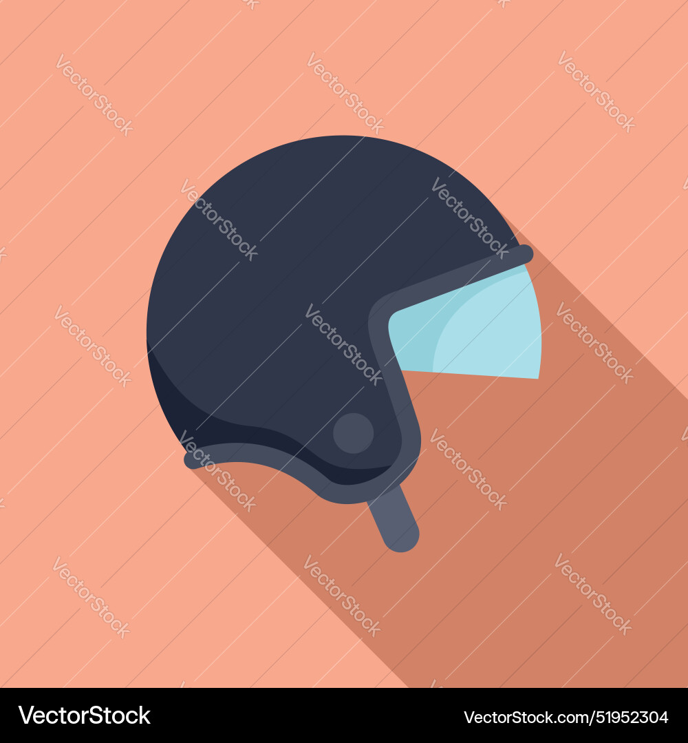 Modern motorcycle helmet providing safety Vector Image
