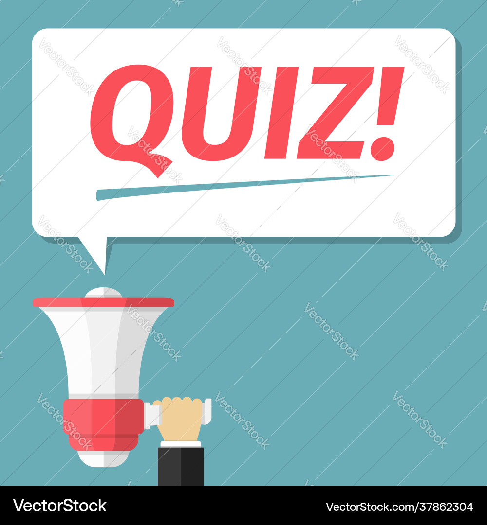 Quiz Royalty Free Vector Image - VectorStock
