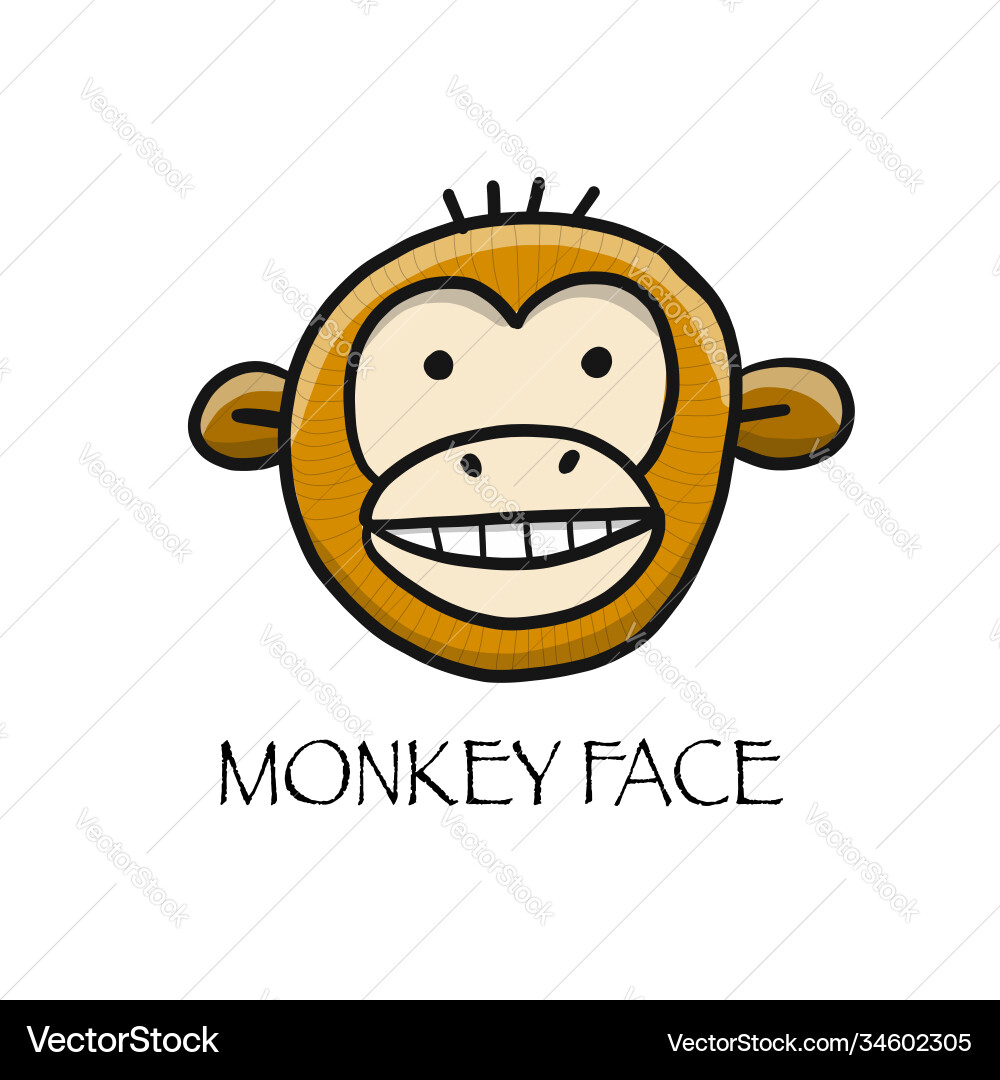Funny Chimpanzee Face