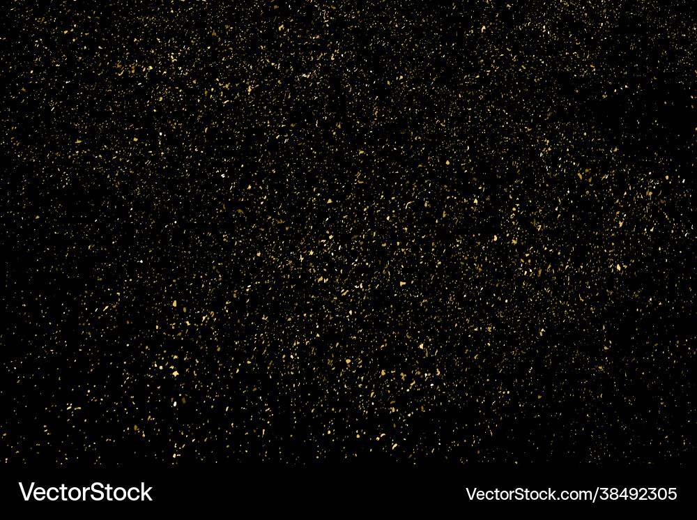 Golden stardust Royalty Free Vector Image - VectorStock