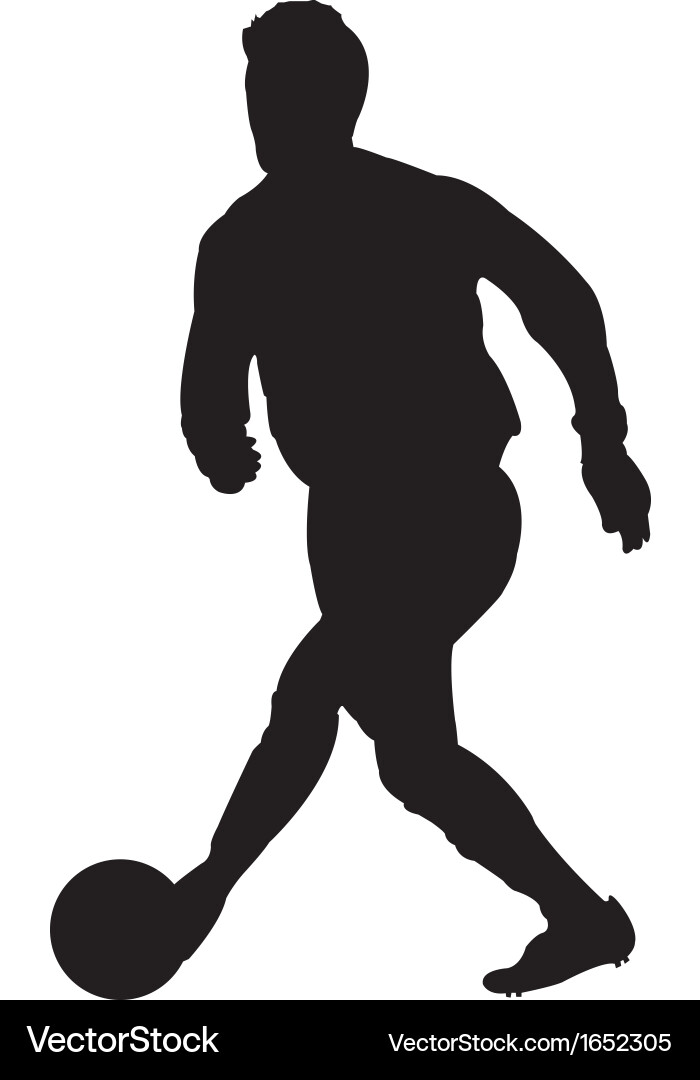 Soccer player Royalty Free Vector Image - VectorStock