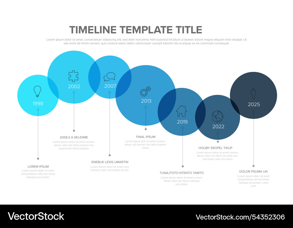 Timeline Blue Vector Images (over 8,100)