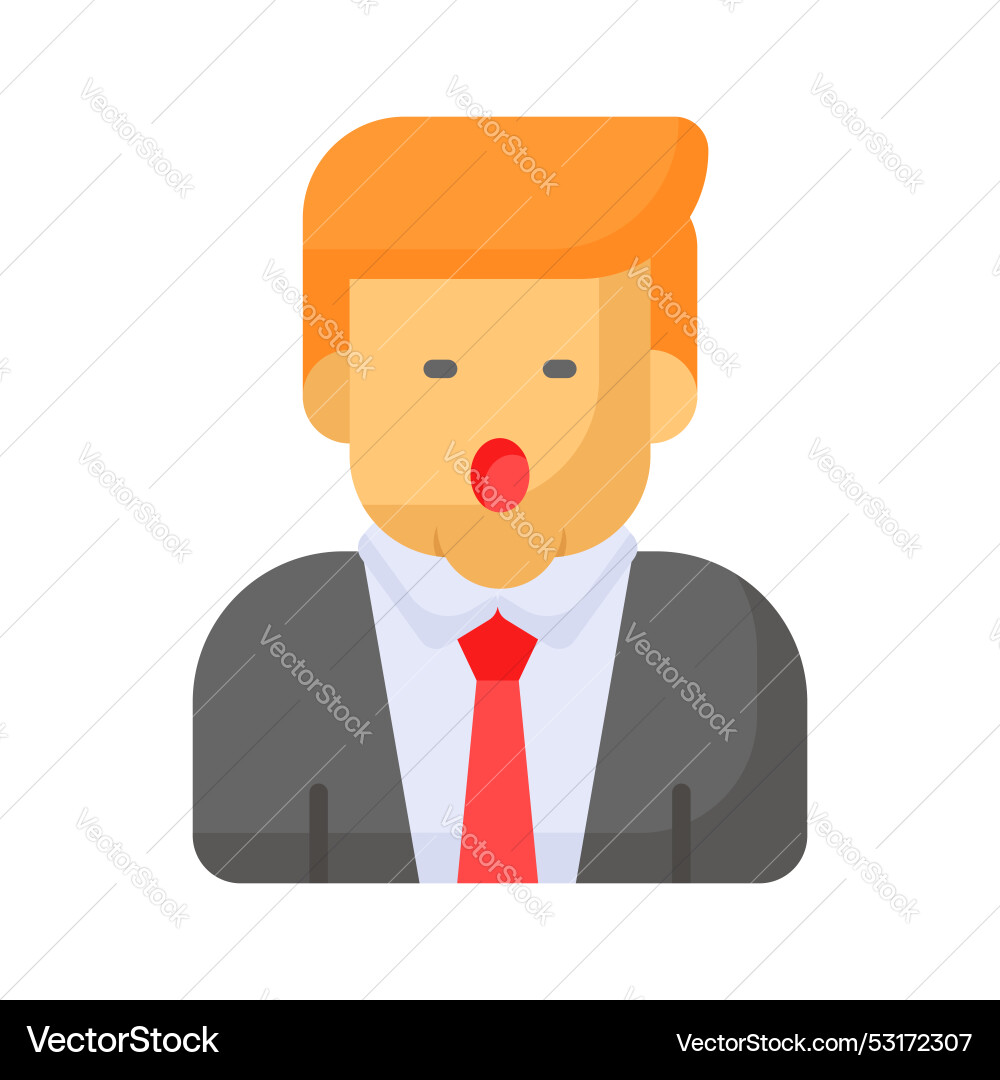 Donald trump Royalty Free Vector Image - VectorStock