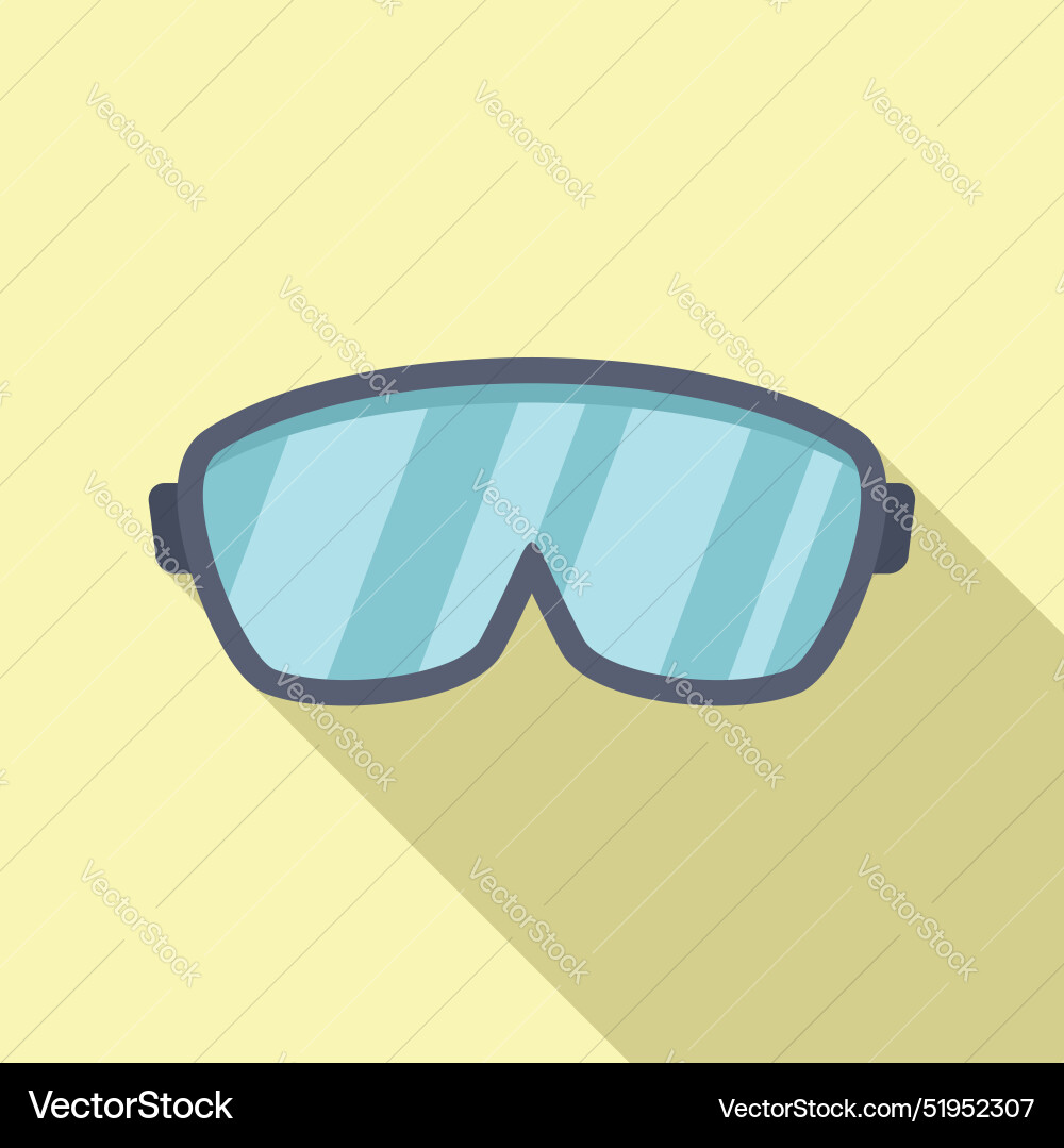 Protective glasses icon showing safety equipment Vector Image