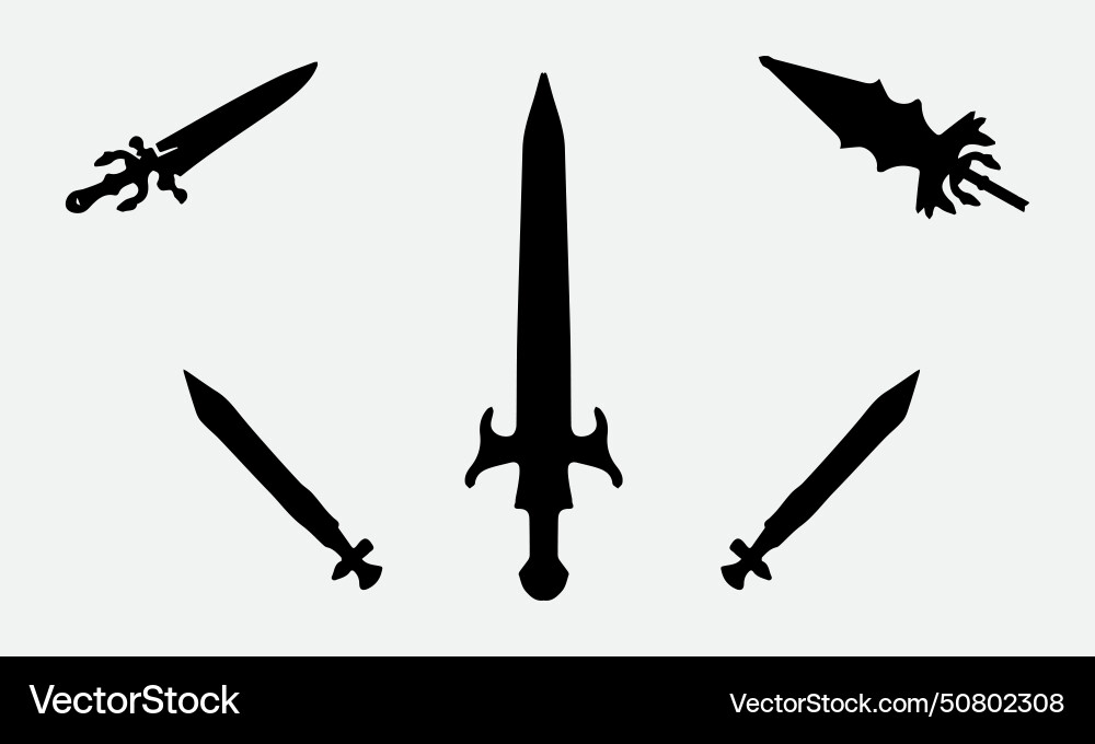 Art of sword icon Royalty Free Vector Image - VectorStock