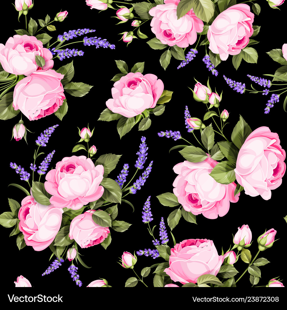 Luxurious color roses Royalty Free Vector Image