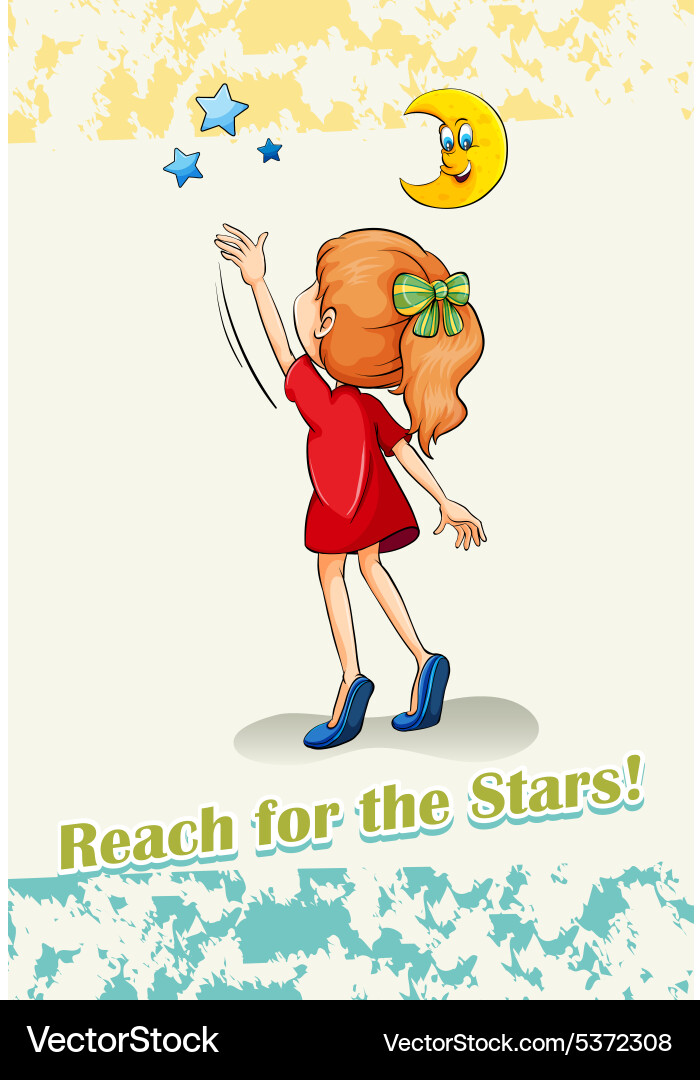 Reaching Royalty Free Vector Image - VectorStock