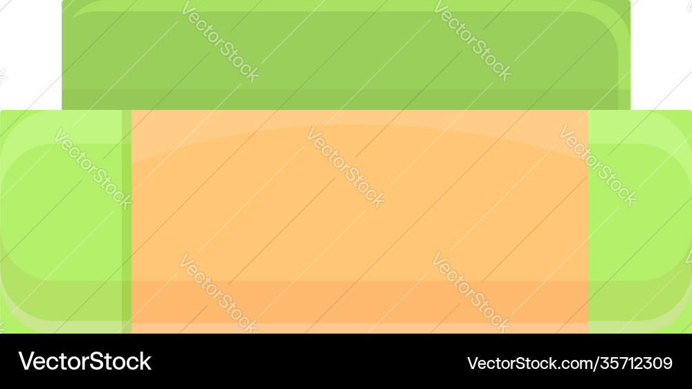 Biodegradable plastic box icon cartoon style Vector Image