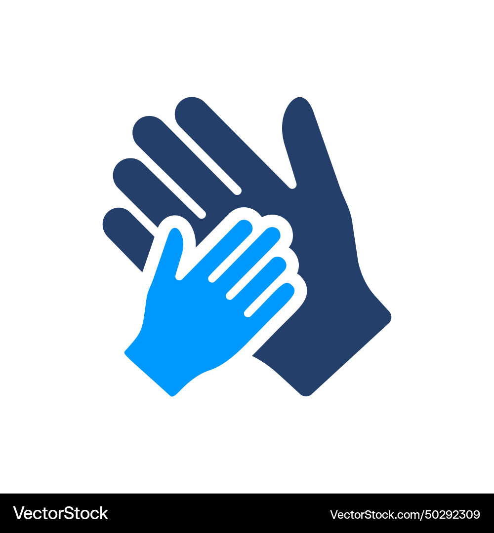 Child care solid icon Royalty Free Vector Image