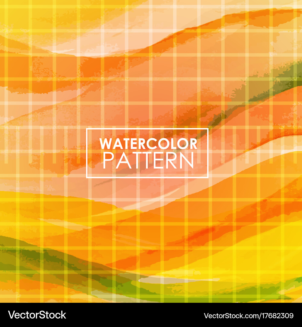 Watercolor pattern background Royalty Free Vector Image