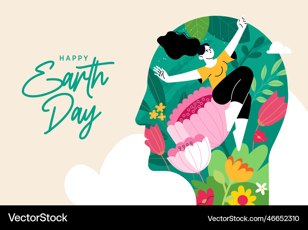 Earth Day Celebration Royalty Free Vector Image