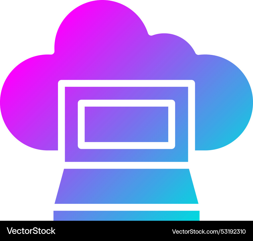 Laptop icon design Royalty Free Vector Image - VectorStock