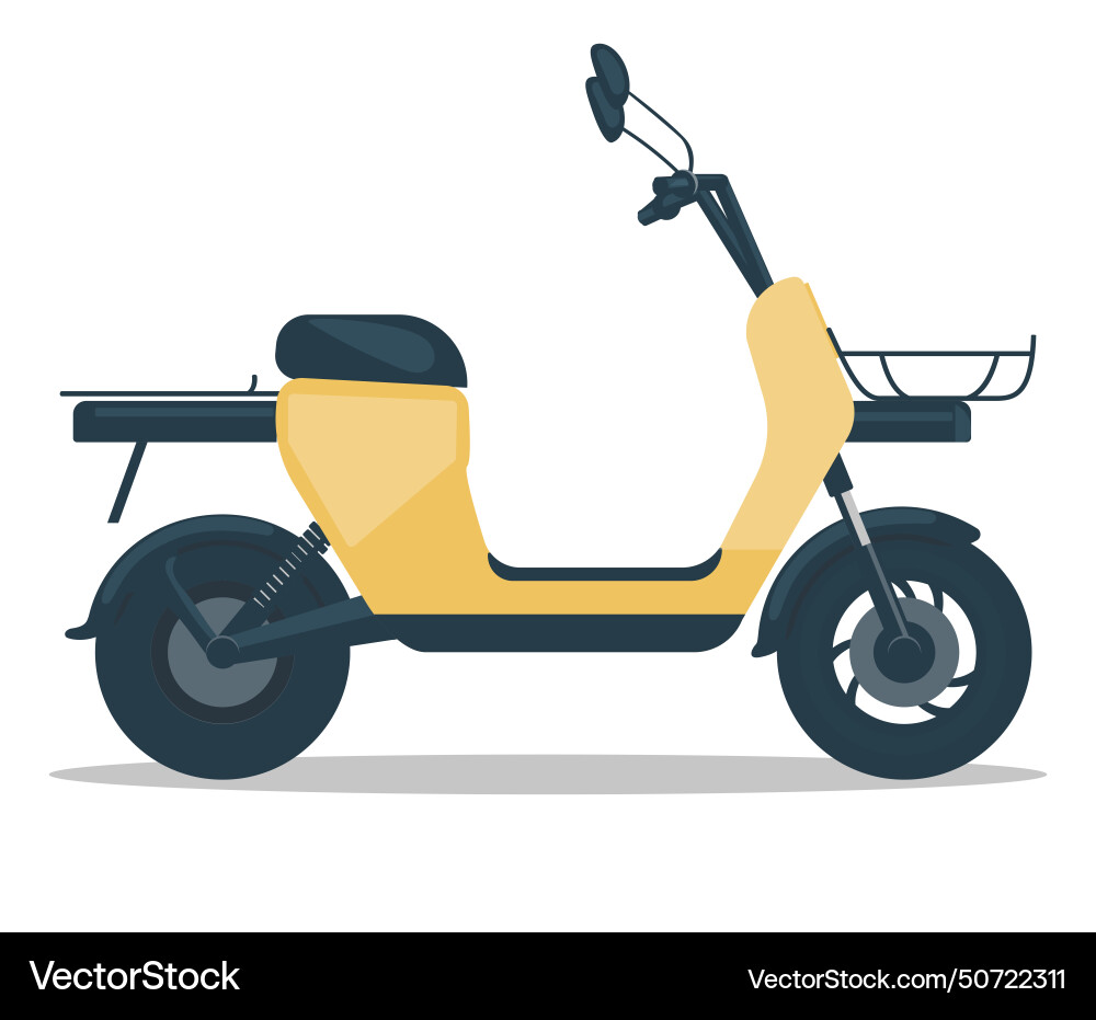 Electric scooter of electro Royalty Free Vector Image