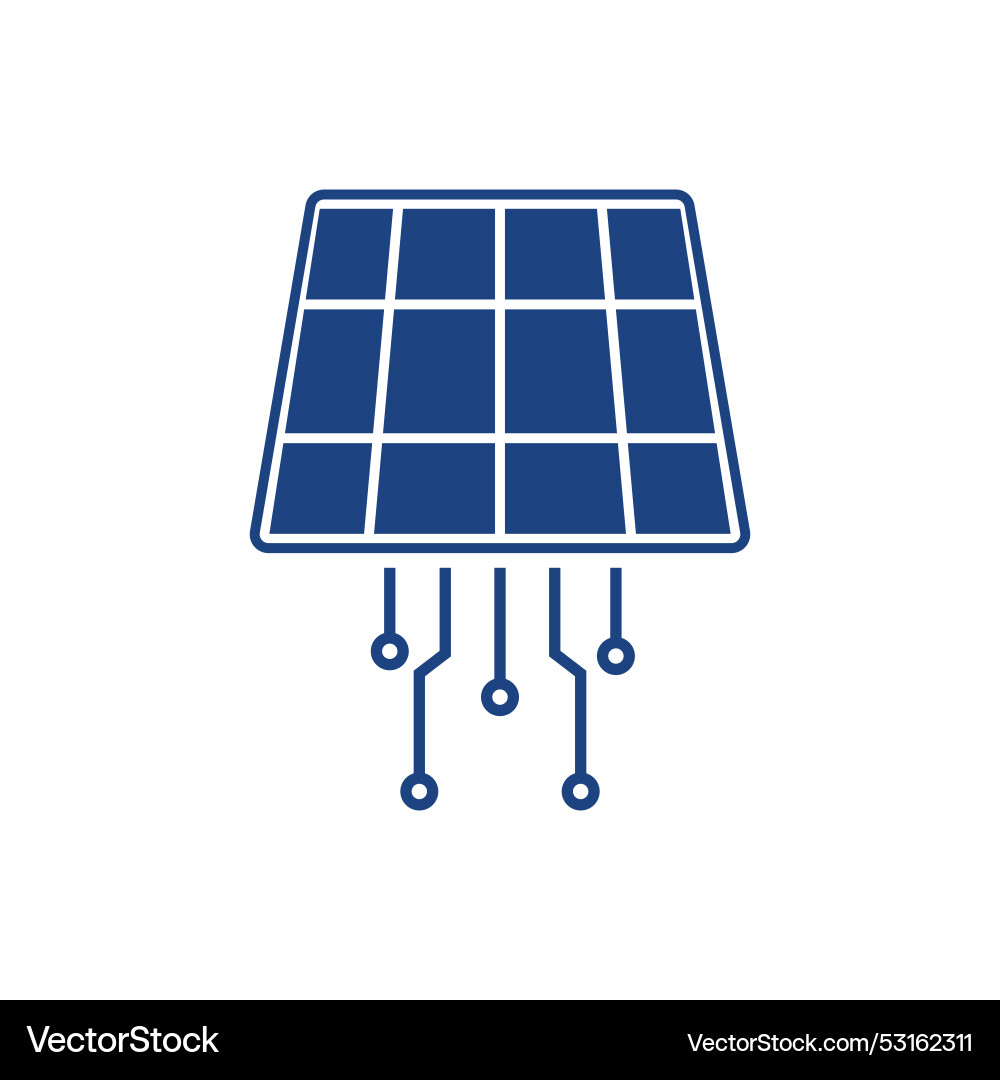 Solar energy logo icon Royalty Free Vector Image
