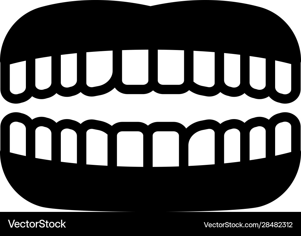 Teeth Royalty Free Vector Image - VectorStock