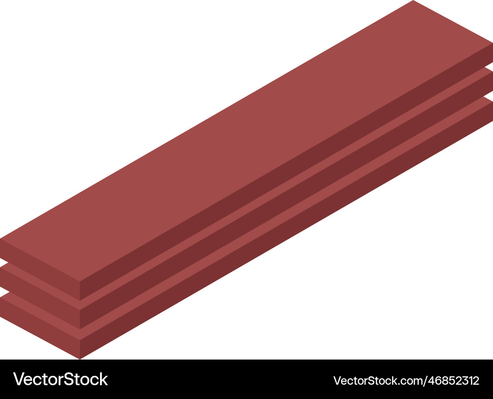 Wooden planks icon Royalty Free Vector Image - VectorStock