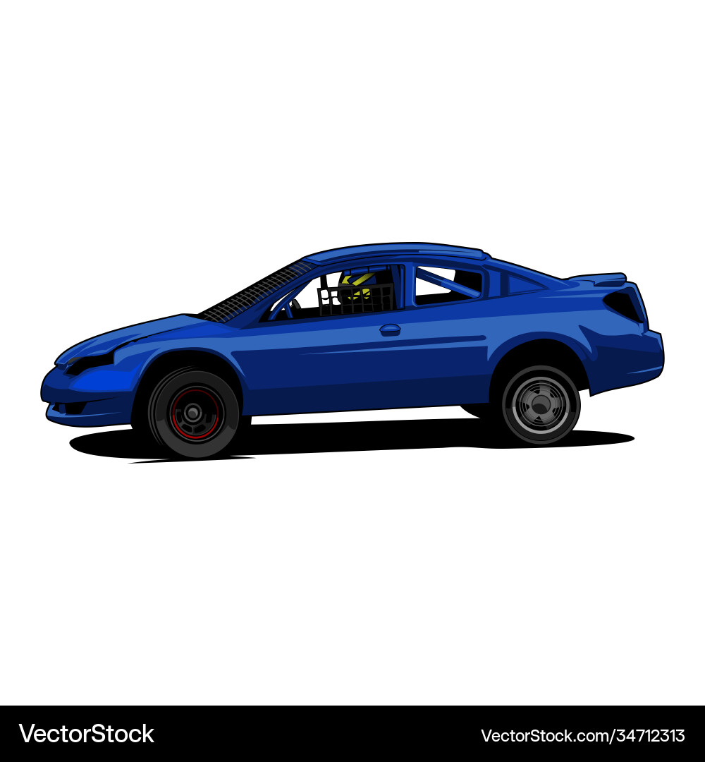 Car side view Royalty Free Vector Image - VectorStock