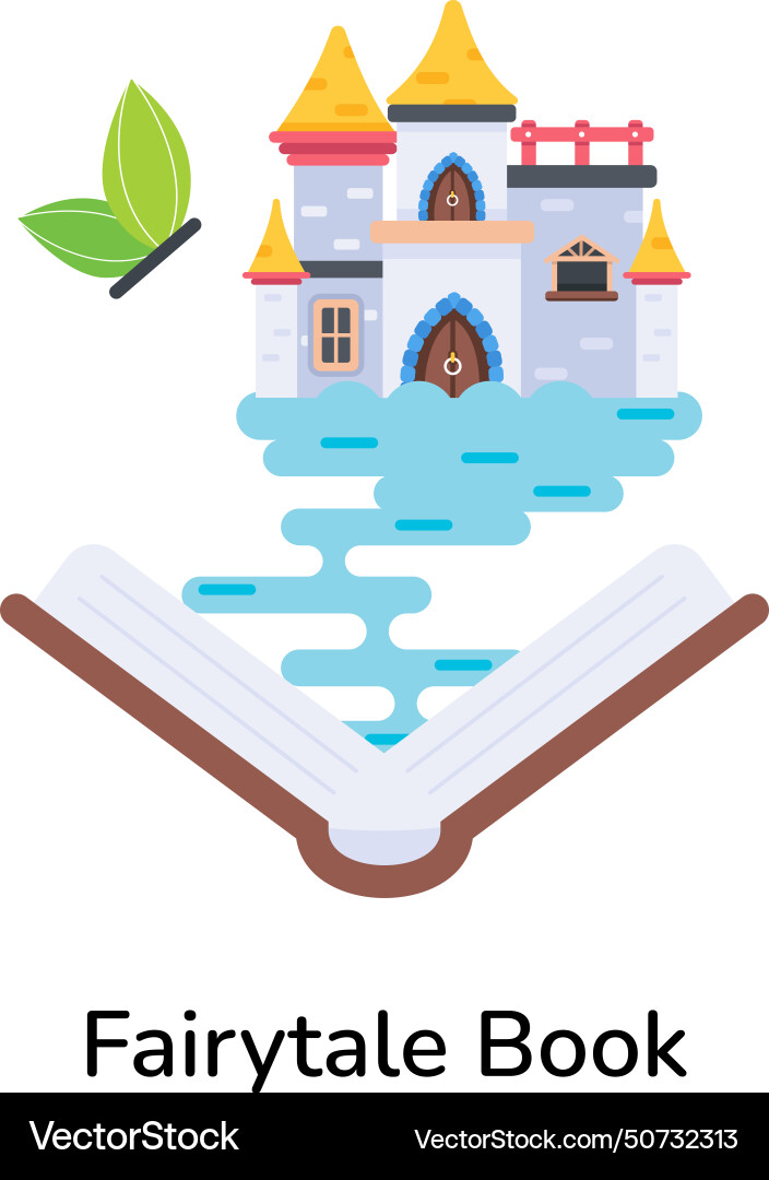 Fairytale book Royalty Free Vector Image - VectorStock