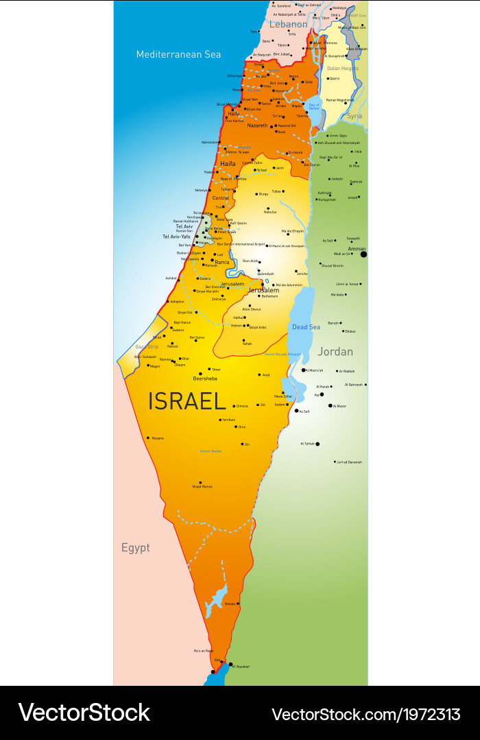 Israel Royalty Free Vector Image - VectorStock