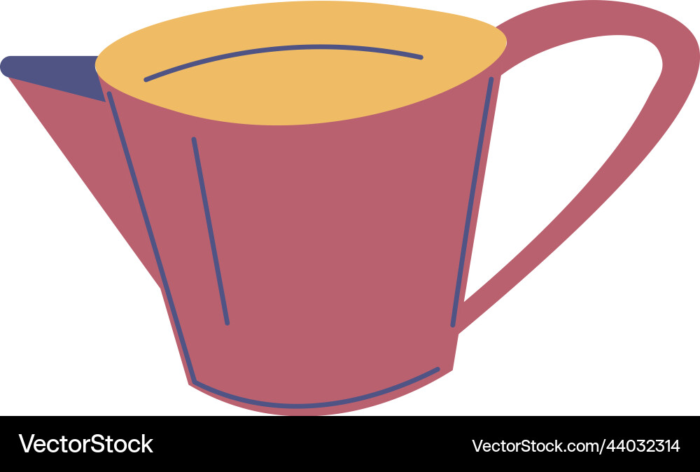 Cooking and brewing coffee pitcher pot Royalty Free Vector