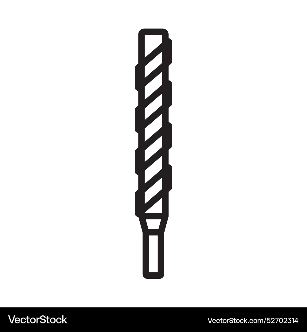 Drill bit icon symbol Royalty Free Vector Image