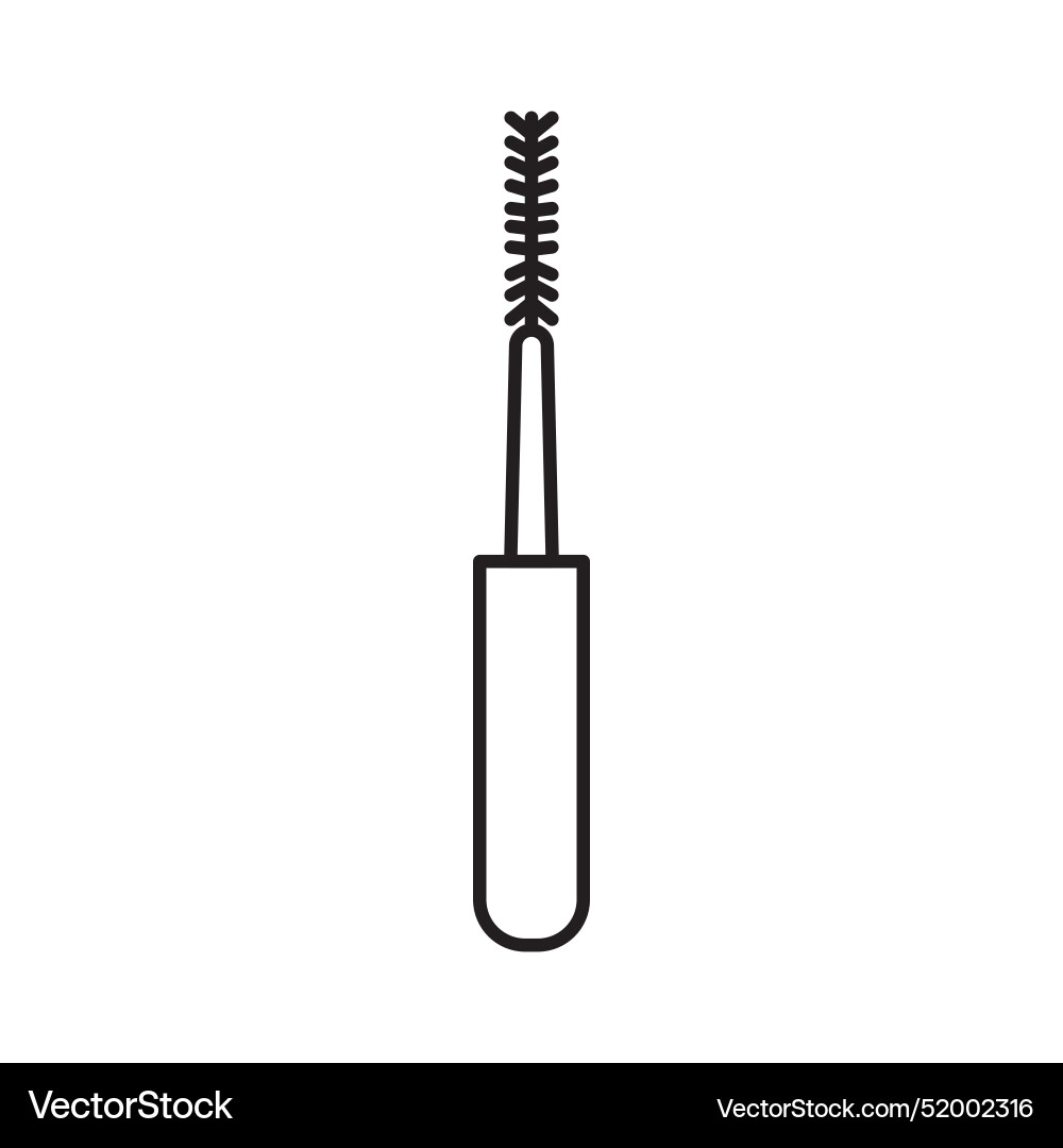 Mascara wand icon perfect for eye makeup Vector Image