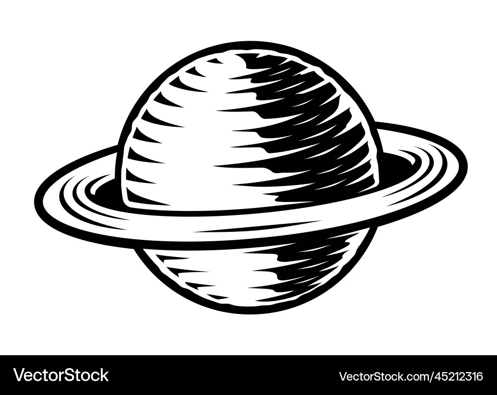 Saturn Royalty Free Vector Image - VectorStock