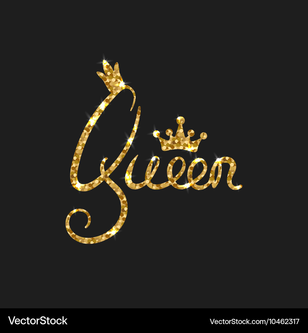 Queen Text Vector Images (over 3,200)