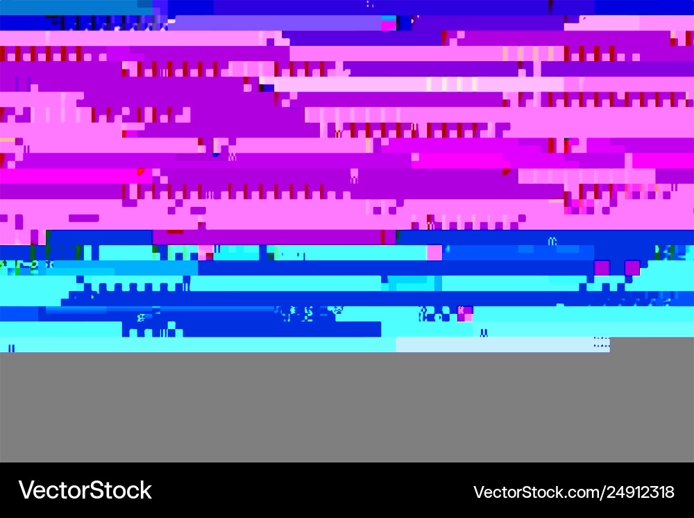 Glitch creative background Royalty Free Vector Image