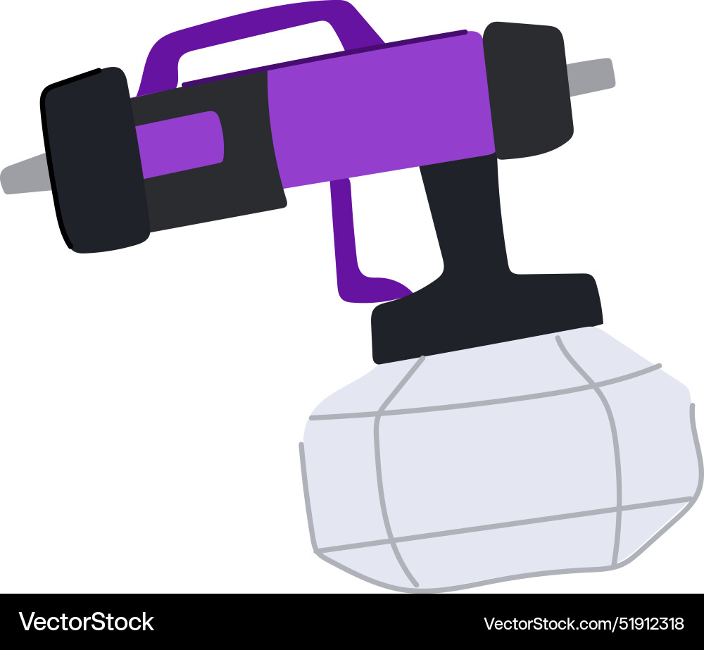 Spray paint sprayer cartoon Royalty Free Vector Image