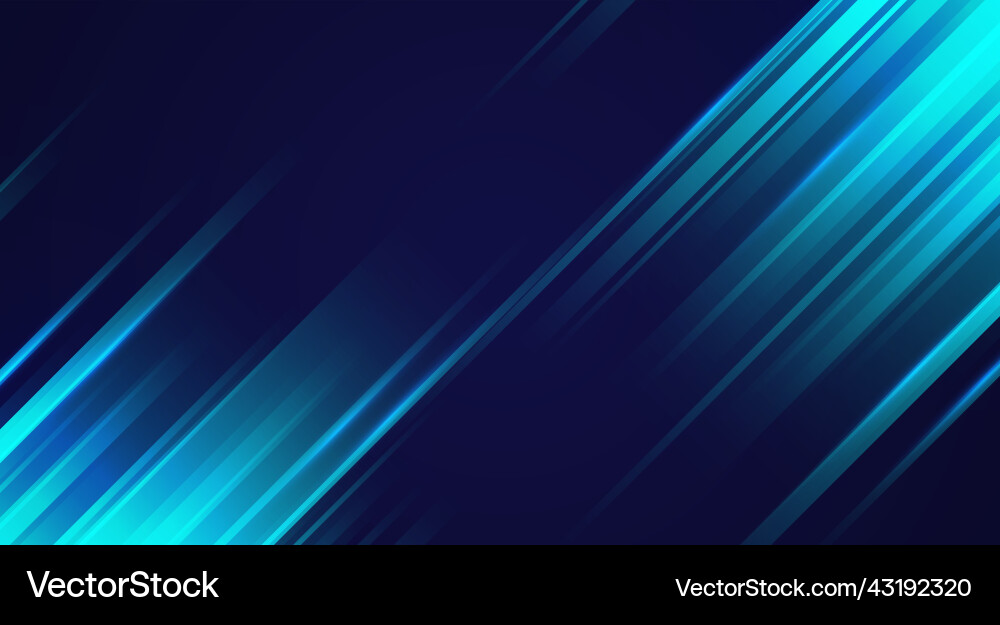 Abstract Speed Lines - Blue & Light Royalty Free Vector