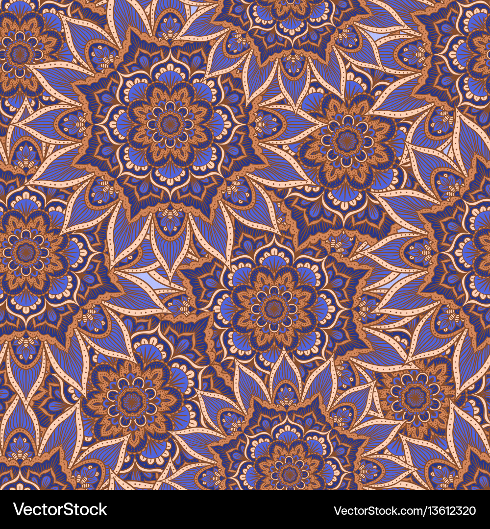 Seamless tribal background Royalty Free Vector Image