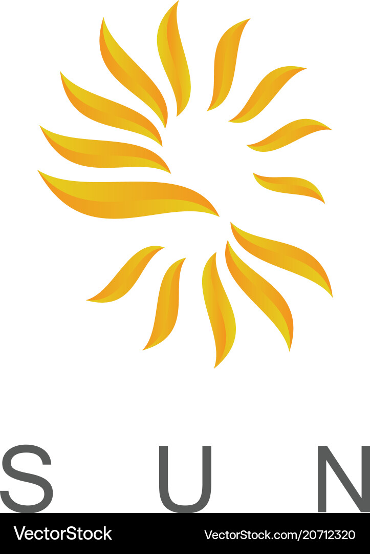 Sun Shining Logo Shine Logo Graphics, Designs & Templates
