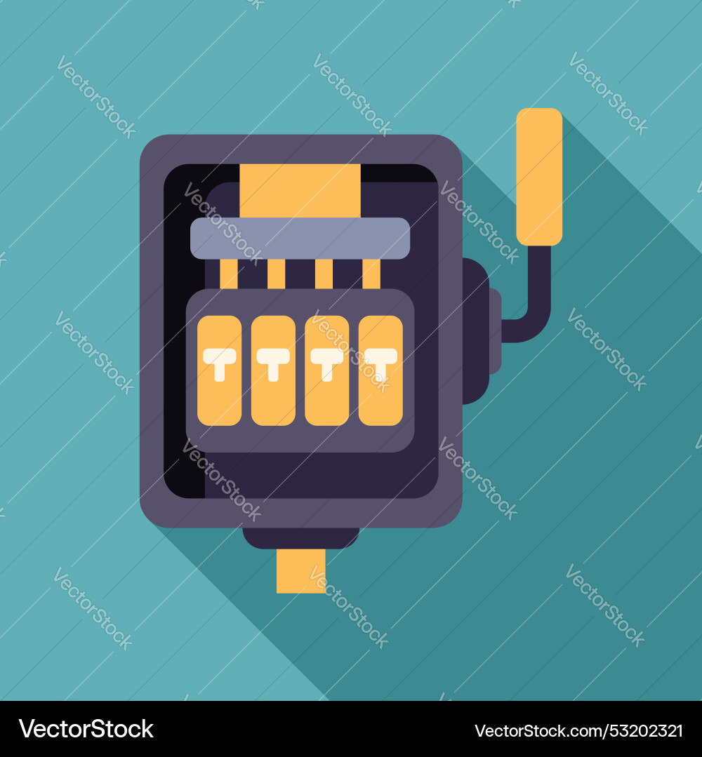 Electric fuse box distributing electricity Vector Image