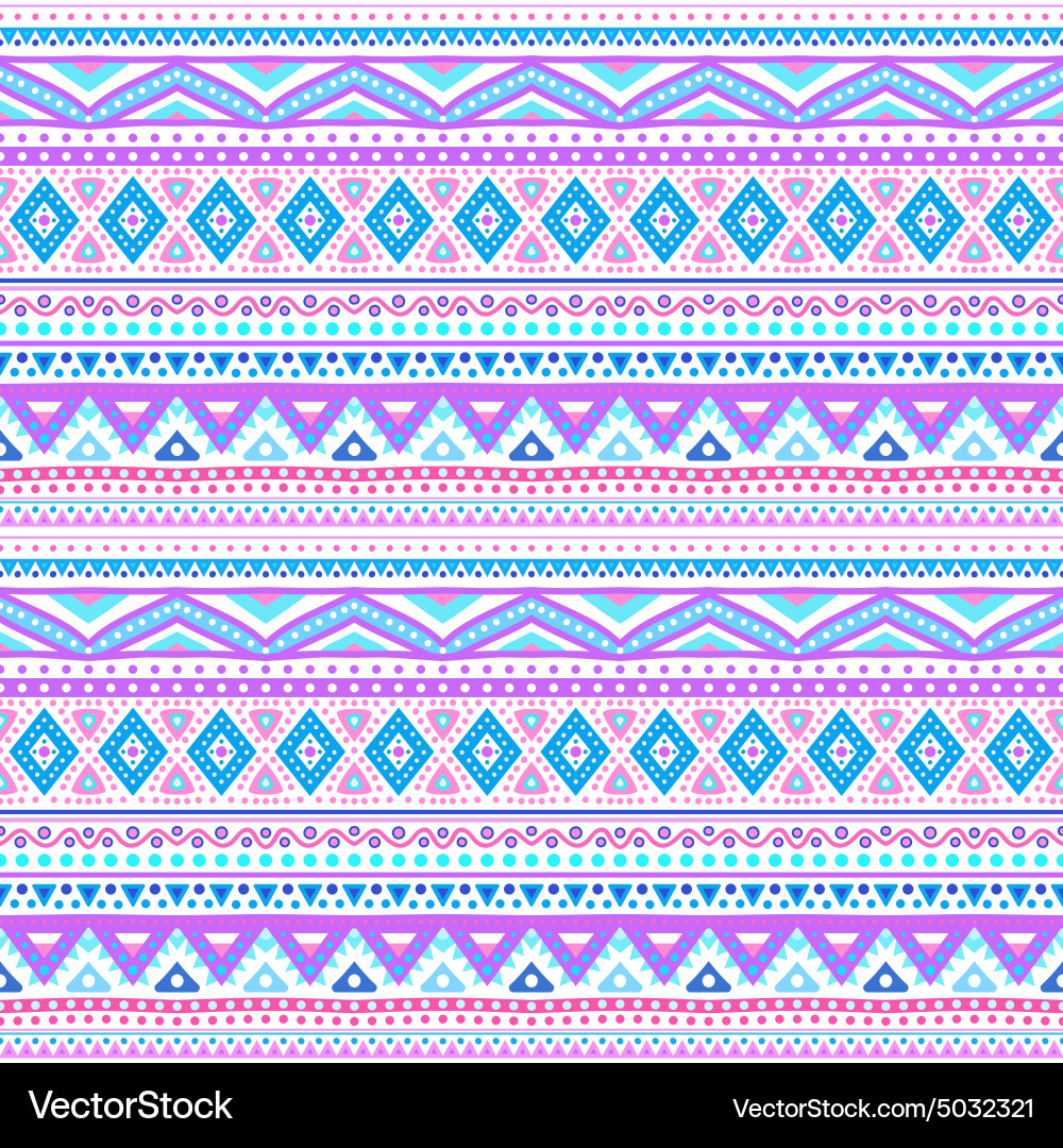 Ethnic Tribal Stripe Pattern Royalty Free Vector Image
