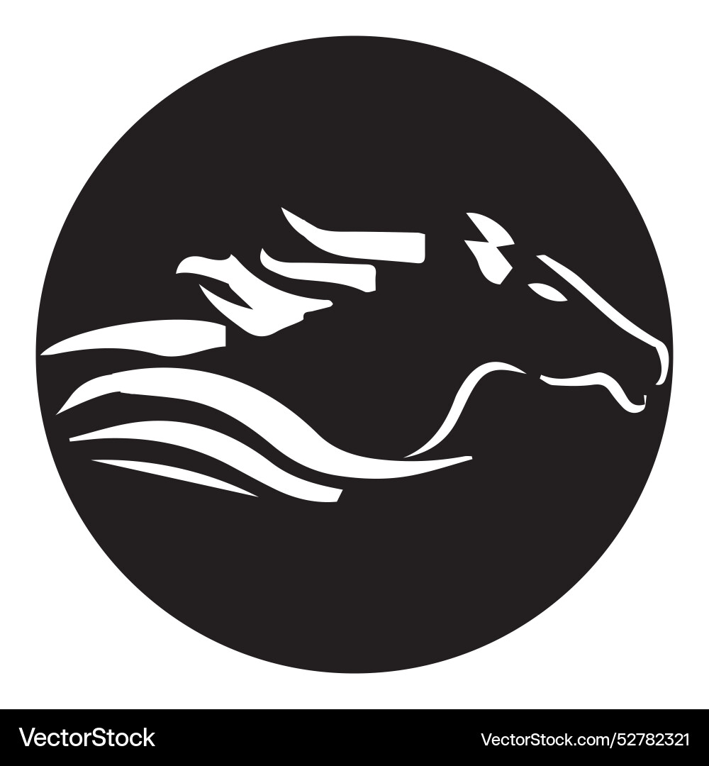 Horse animal icon symbol Royalty Free Vector Image