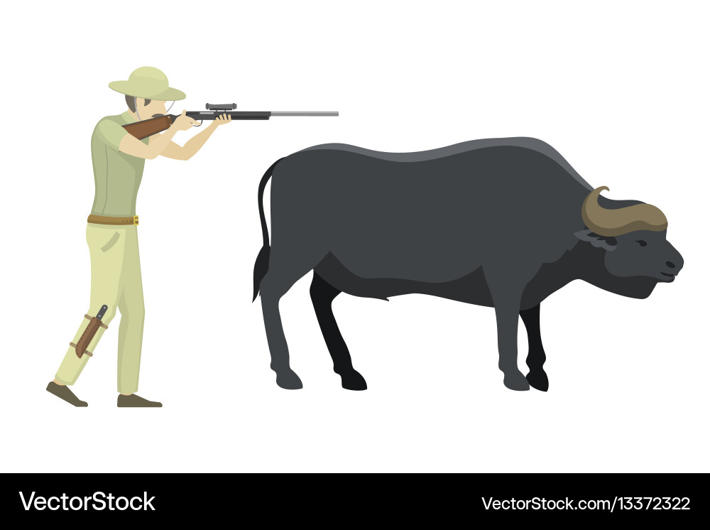 Bull Standing in Rural Setting Royalty Free Vector Image