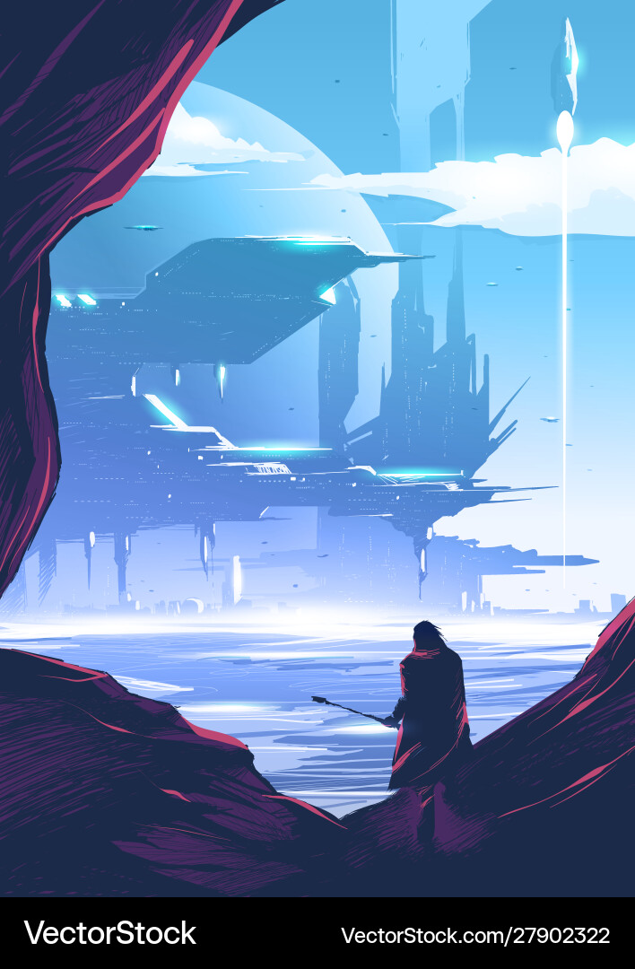 Humankind civilization stardate 21644 Royalty Free Vector