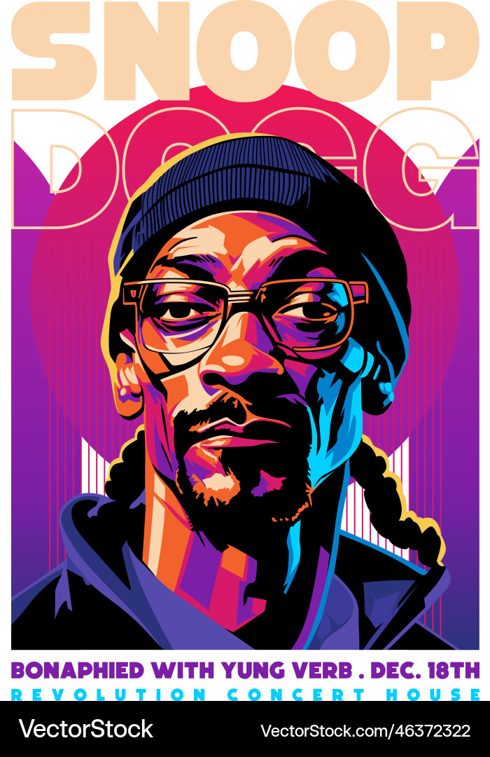 Snoop dog Royalty Free Vector Image - VectorStock