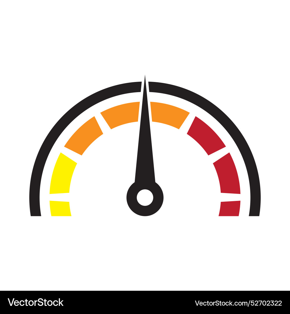 Speedometer mobil icon symbol Royalty Free Vector Image