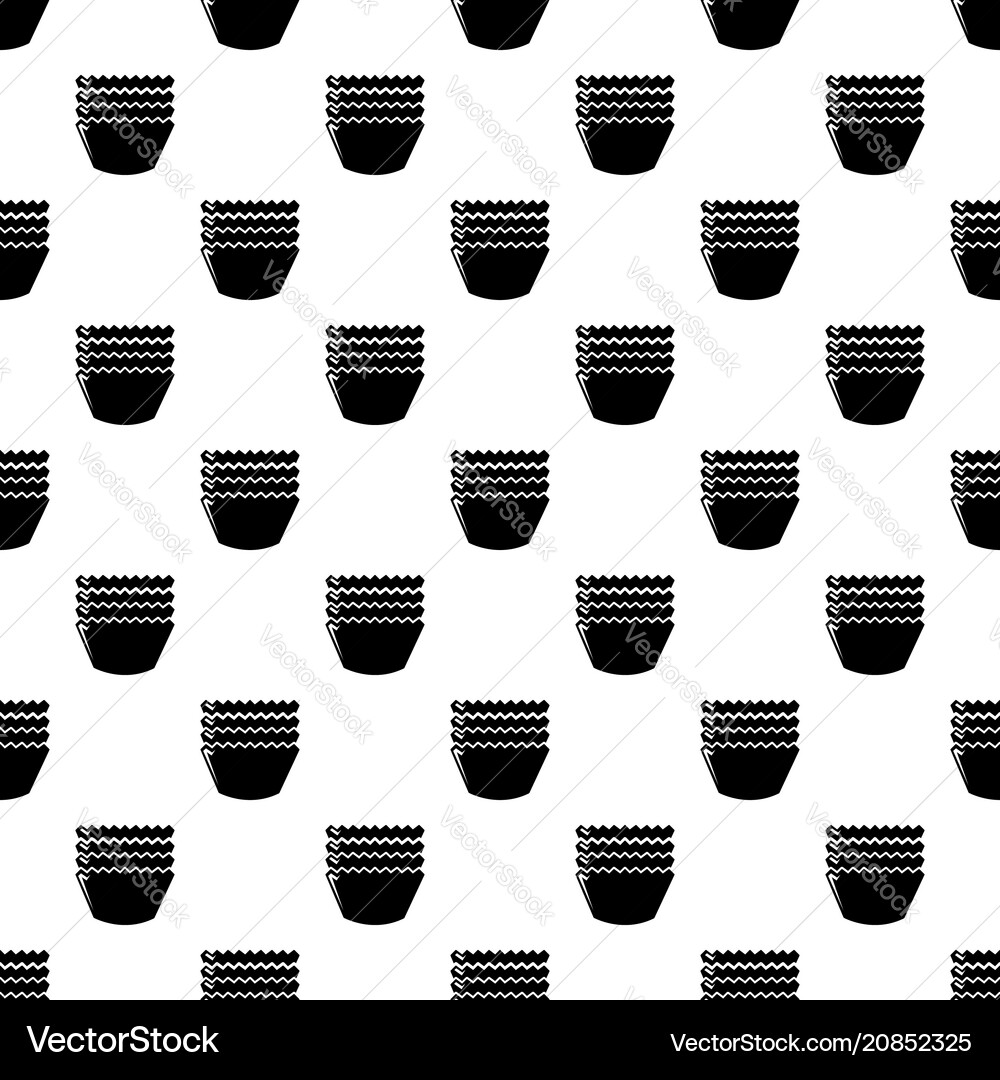 Baking molds pattern seamless Royalty Free Vector Image