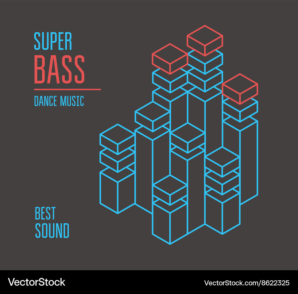 Dance music cover Royalty Free Vector Image - VectorStock