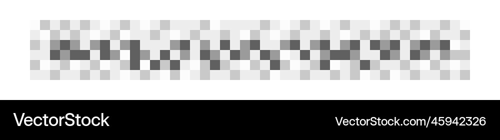 Censorship blur effect checkered texture Vector Image