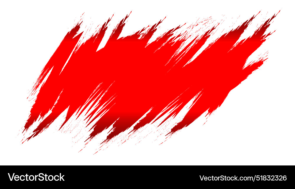 Grunge texture cracked red color with white Vector Image
