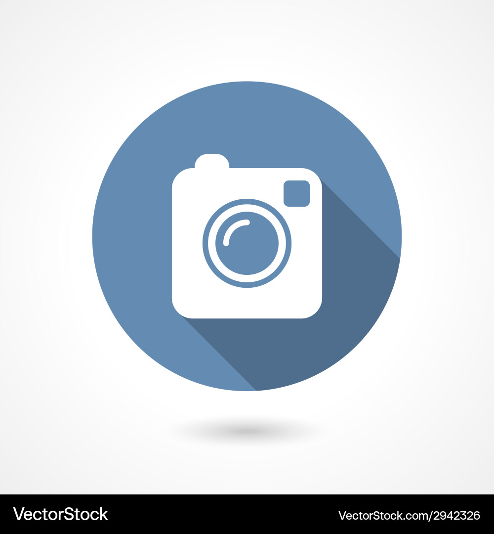 Instagram camera icon Royalty Free Vector Image