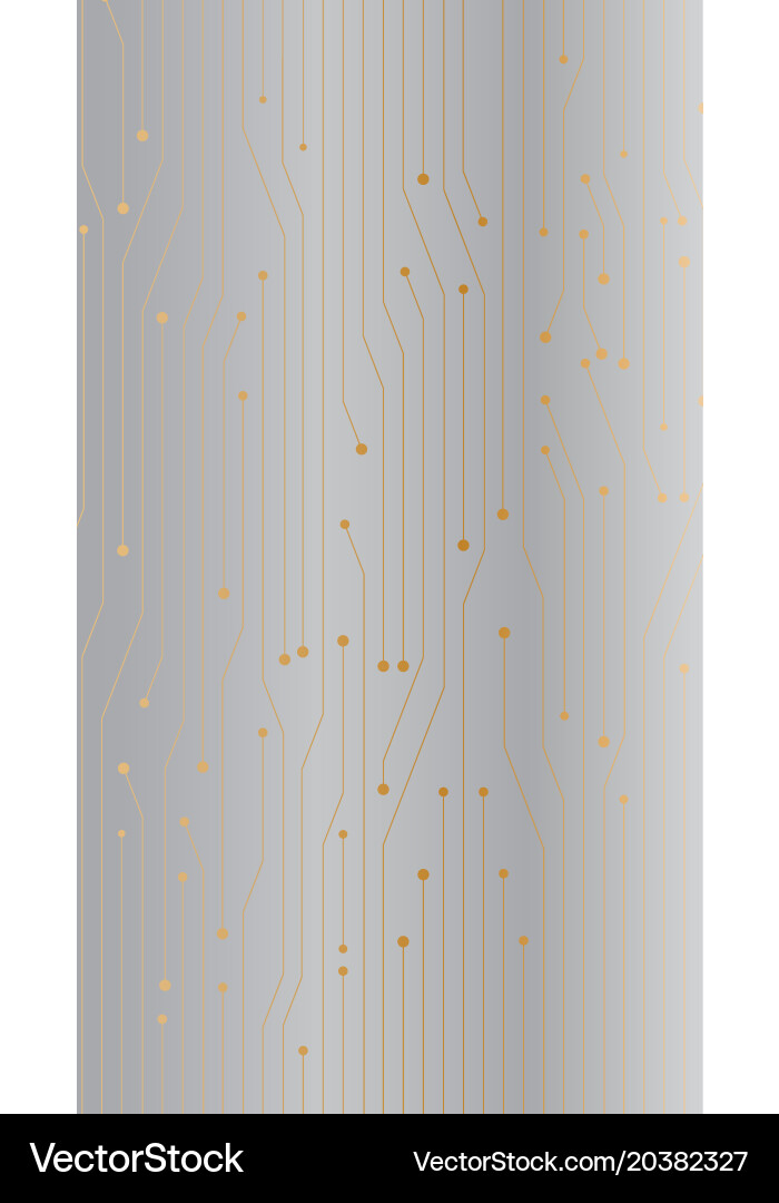 Gold Silver Circuit Board Pattern – Royalty-Free Vector | VectorStock