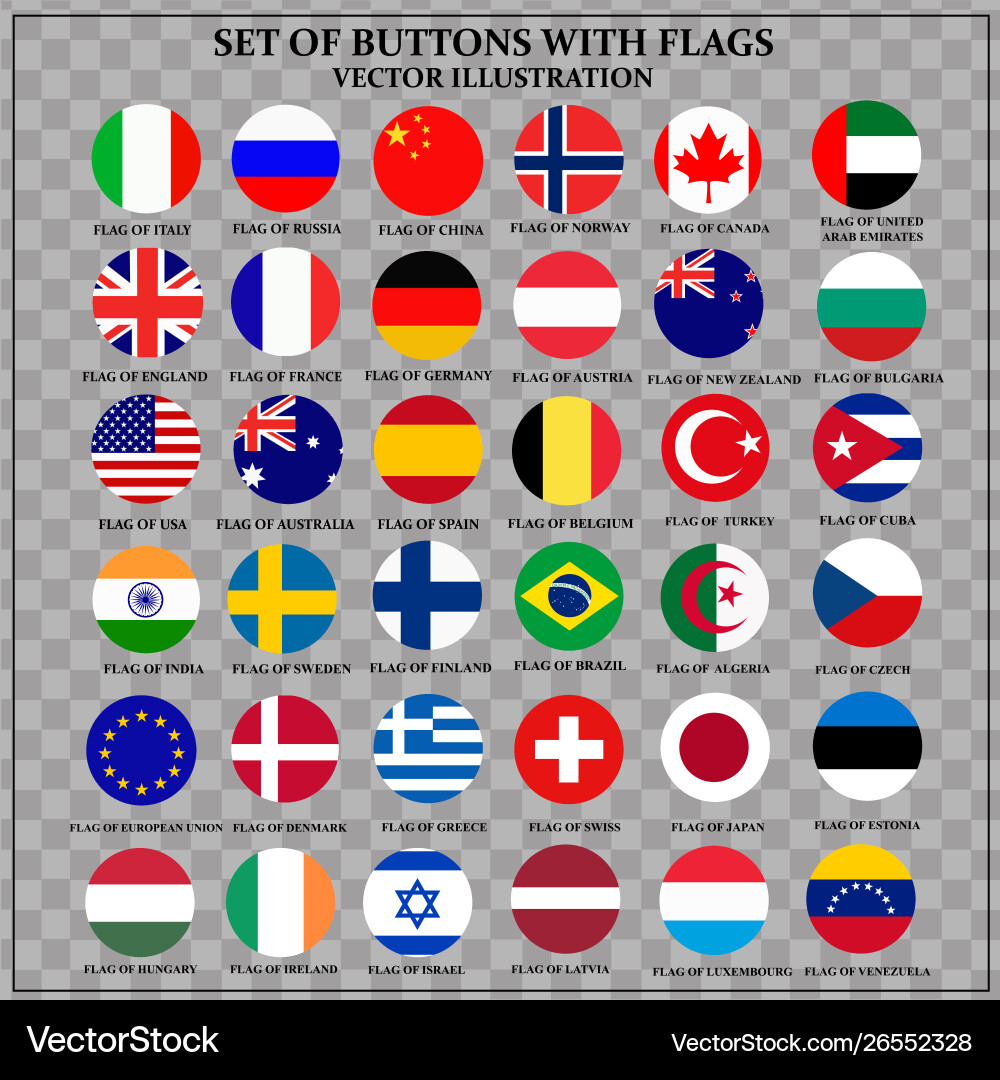Colorful Flag Banners – Royalty-Free Vector | VectorStock