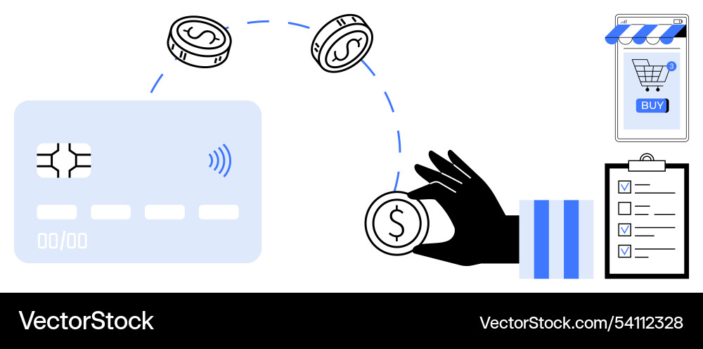 Digital payment methods simplified online Vector Image