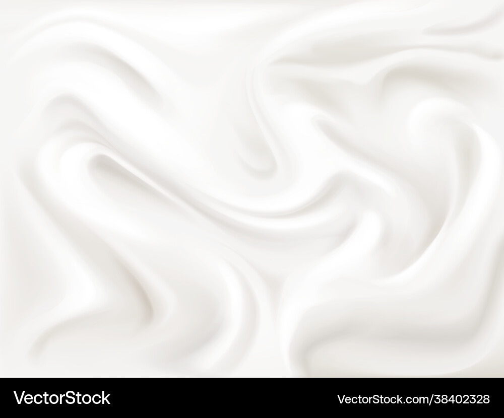 Yogurt cream or silk texture Royalty Free Vector Image